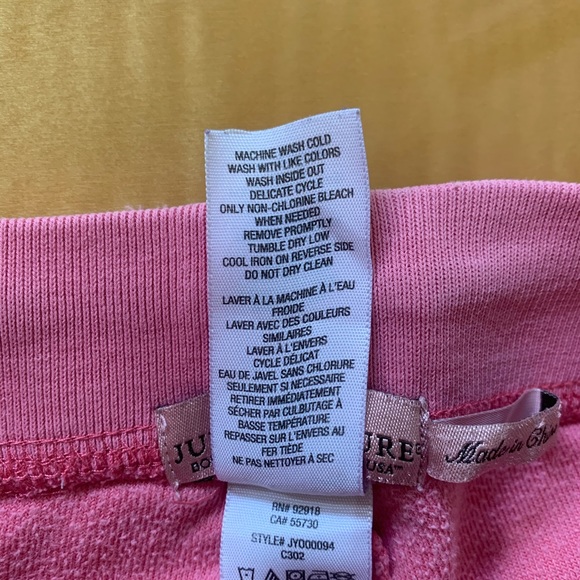 Juicy Couture | Bottoms | Juicy Couture Pink Jc Logo Pant Girls Size 7 ...